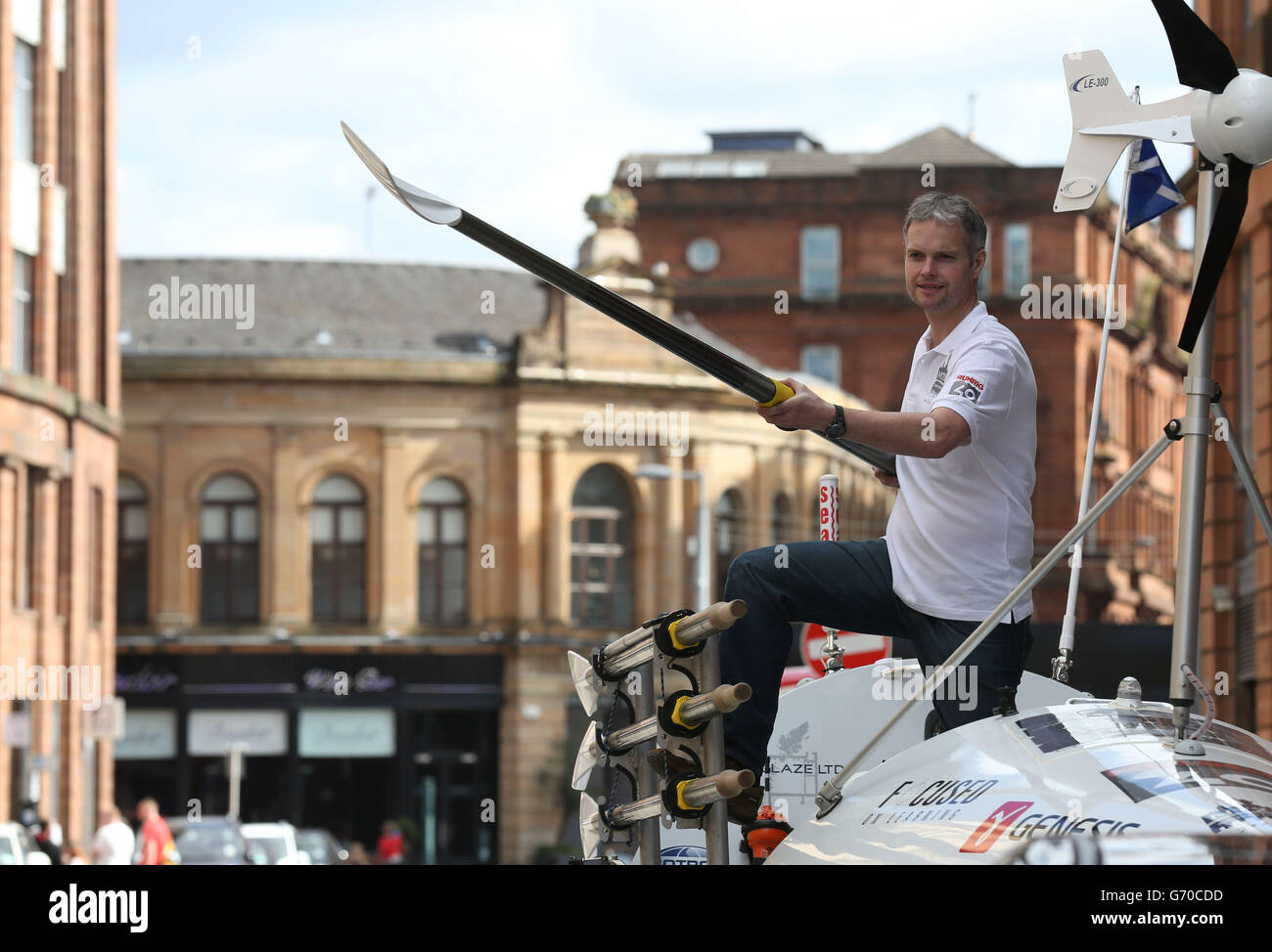 Atlantic Rowing boat challenge Stock Photo - Alamy