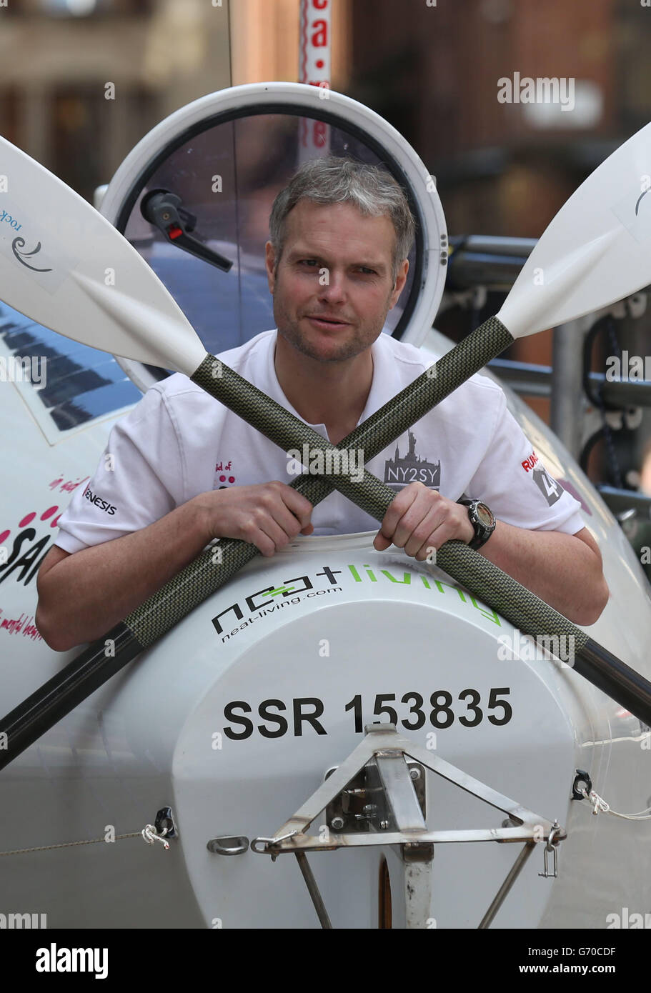 Atlantic Rowing boat challenge Stock Photo - Alamy