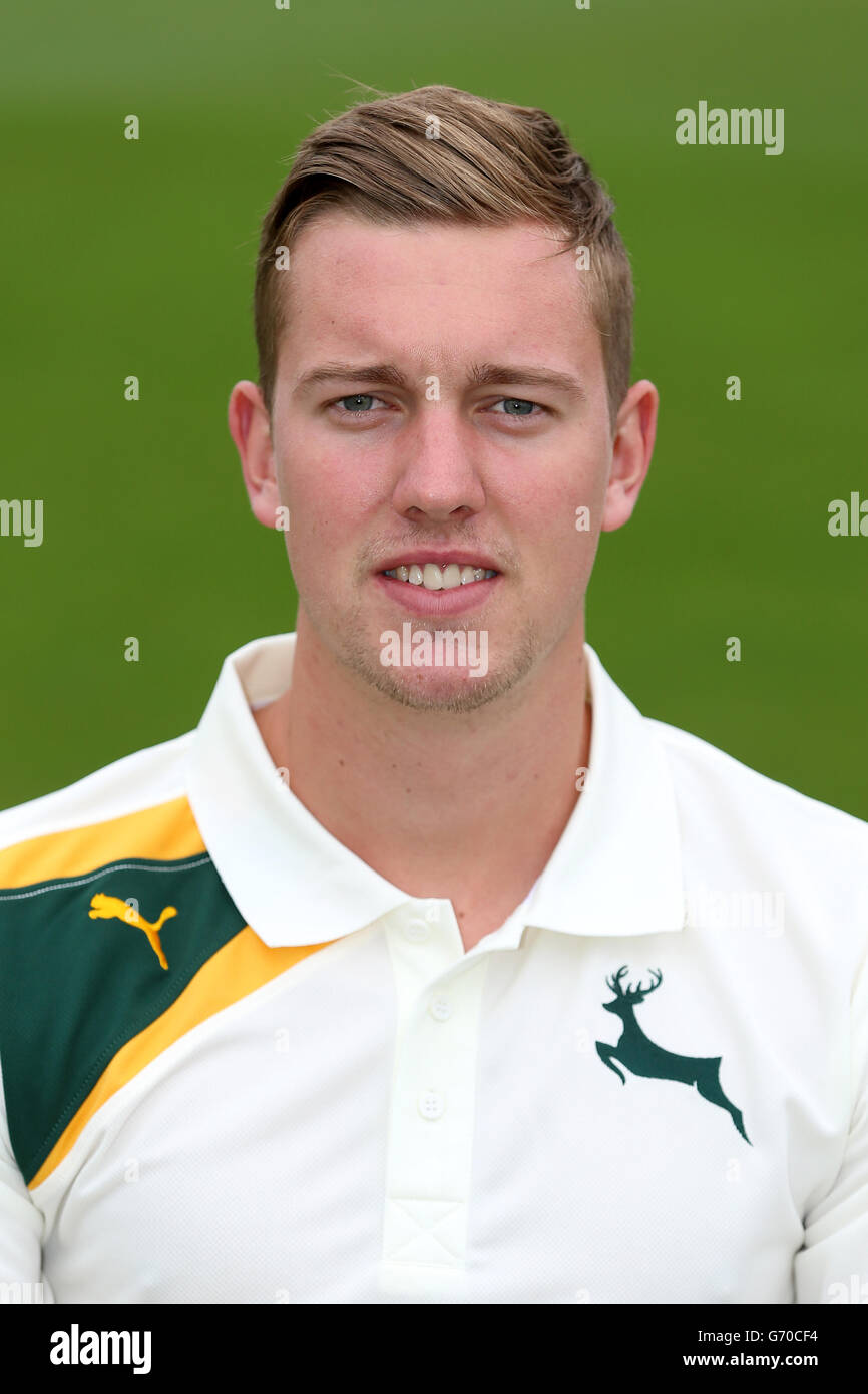 Cricket - 2014 Nottinghamshire CCC Media Day - Trent Bridge Stock Photo ...