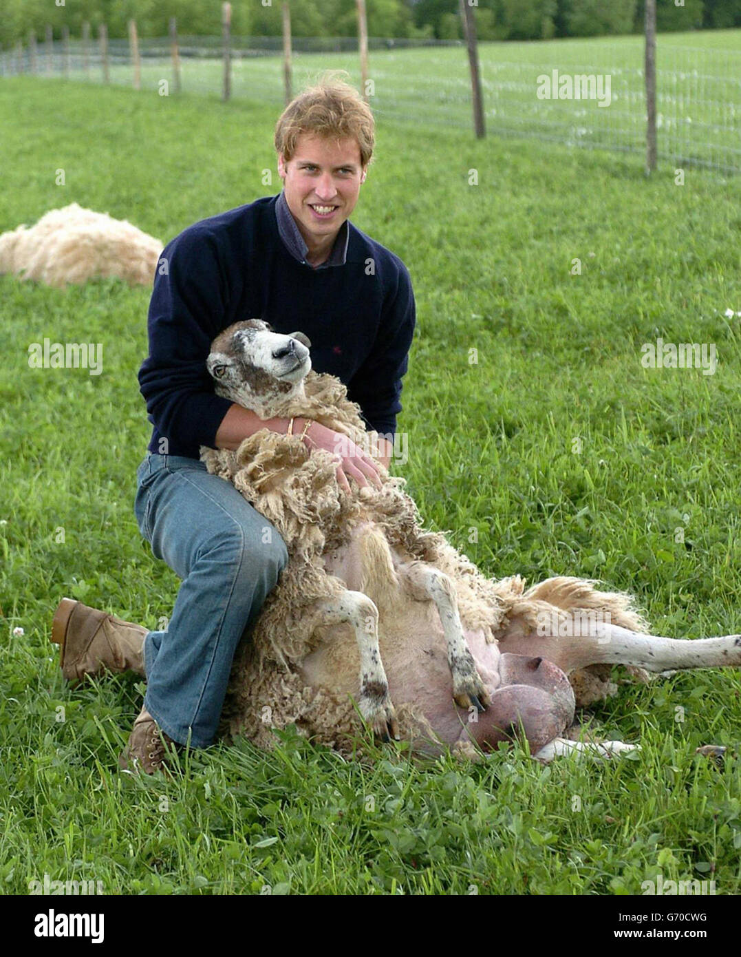 Royalty - Prince William - Duchy Home Farm, Gloucestershire Stock Photo ...