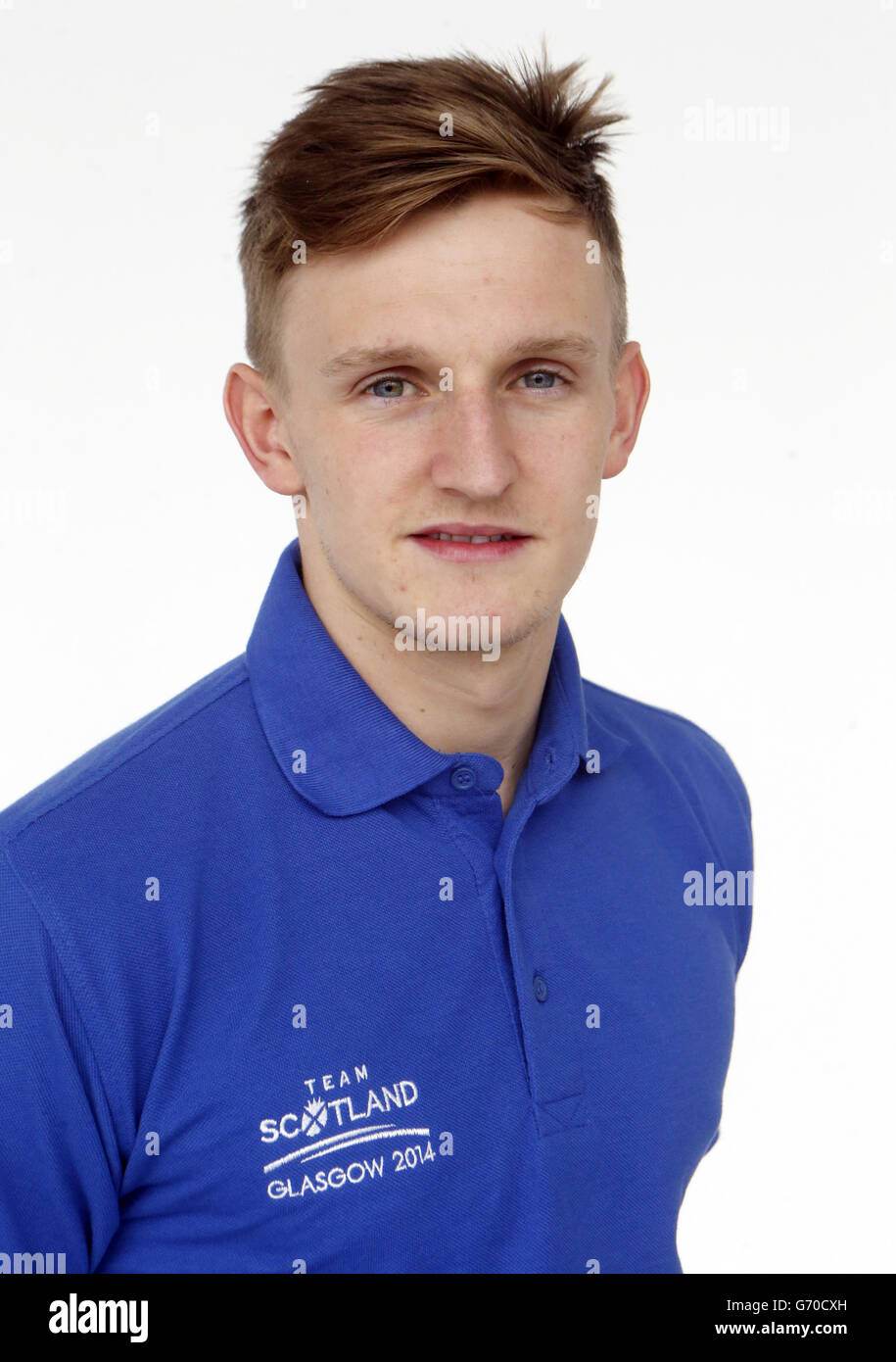 Gareth Mills (4x200m Freestyle) during the 2014 Commonwealth Games Team ...