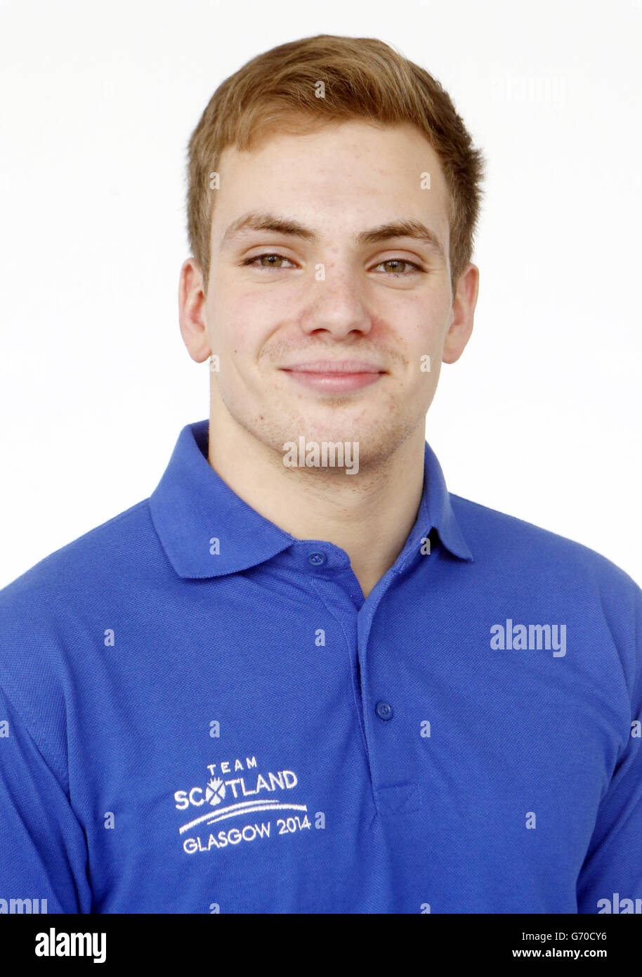 Craig Benson (100m Breaststroke) during the 2014 Commonwealth Games ...