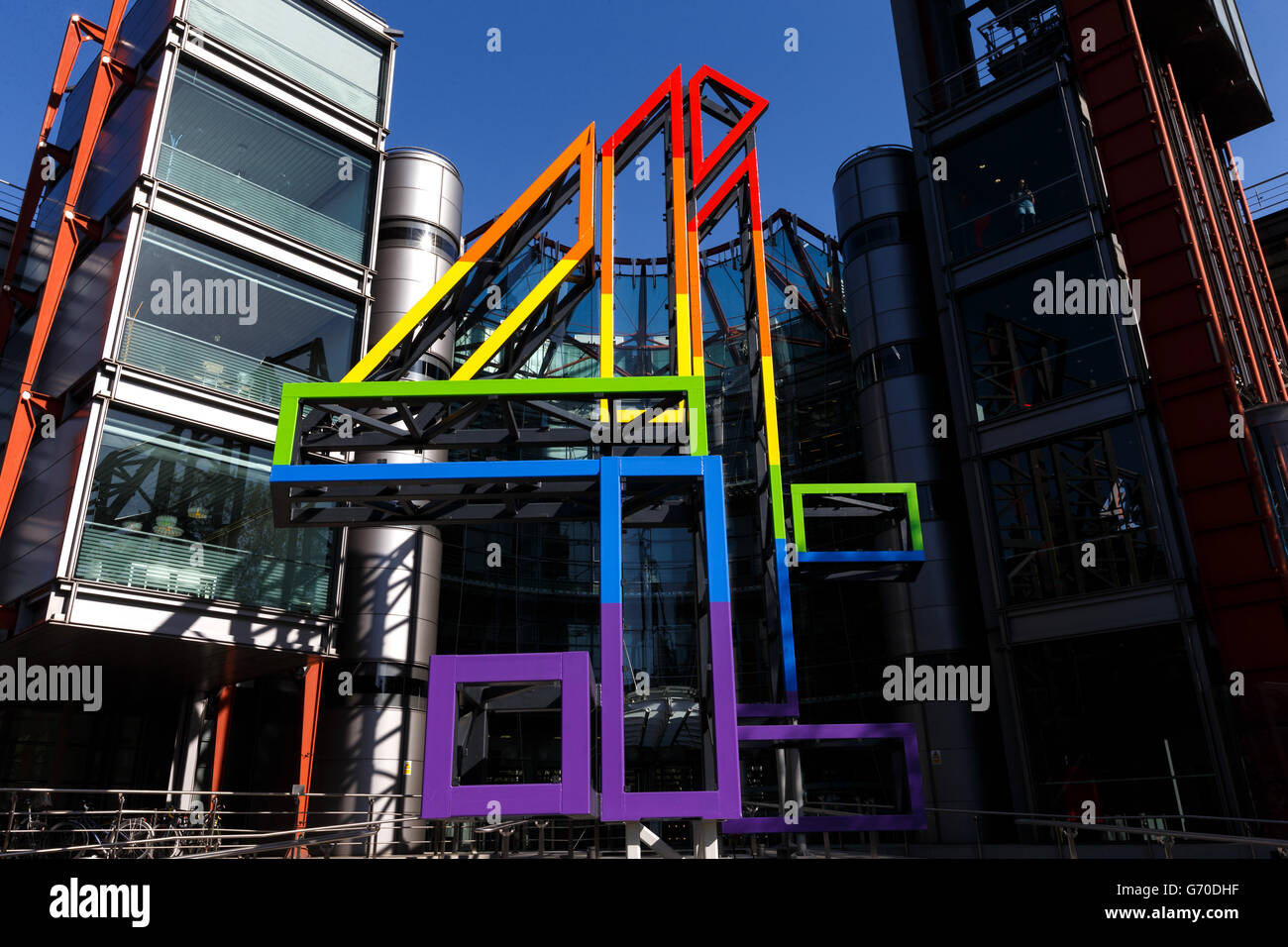 Views of London - The Channel 4 Television Headquarters. A general view ...