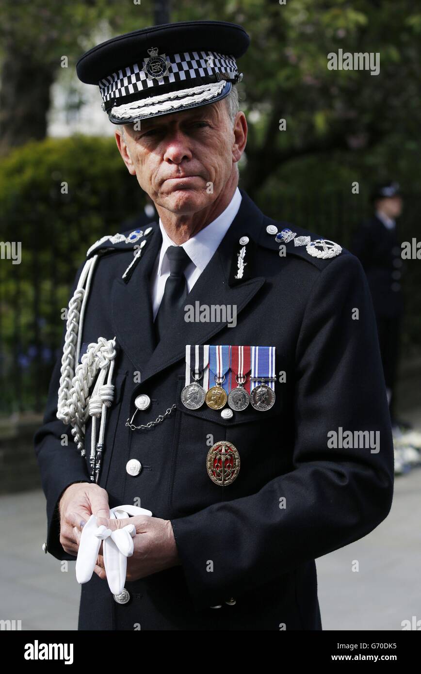 Metropolitan Police Commissioner Sir Bernard Hogan-Howe during a ...