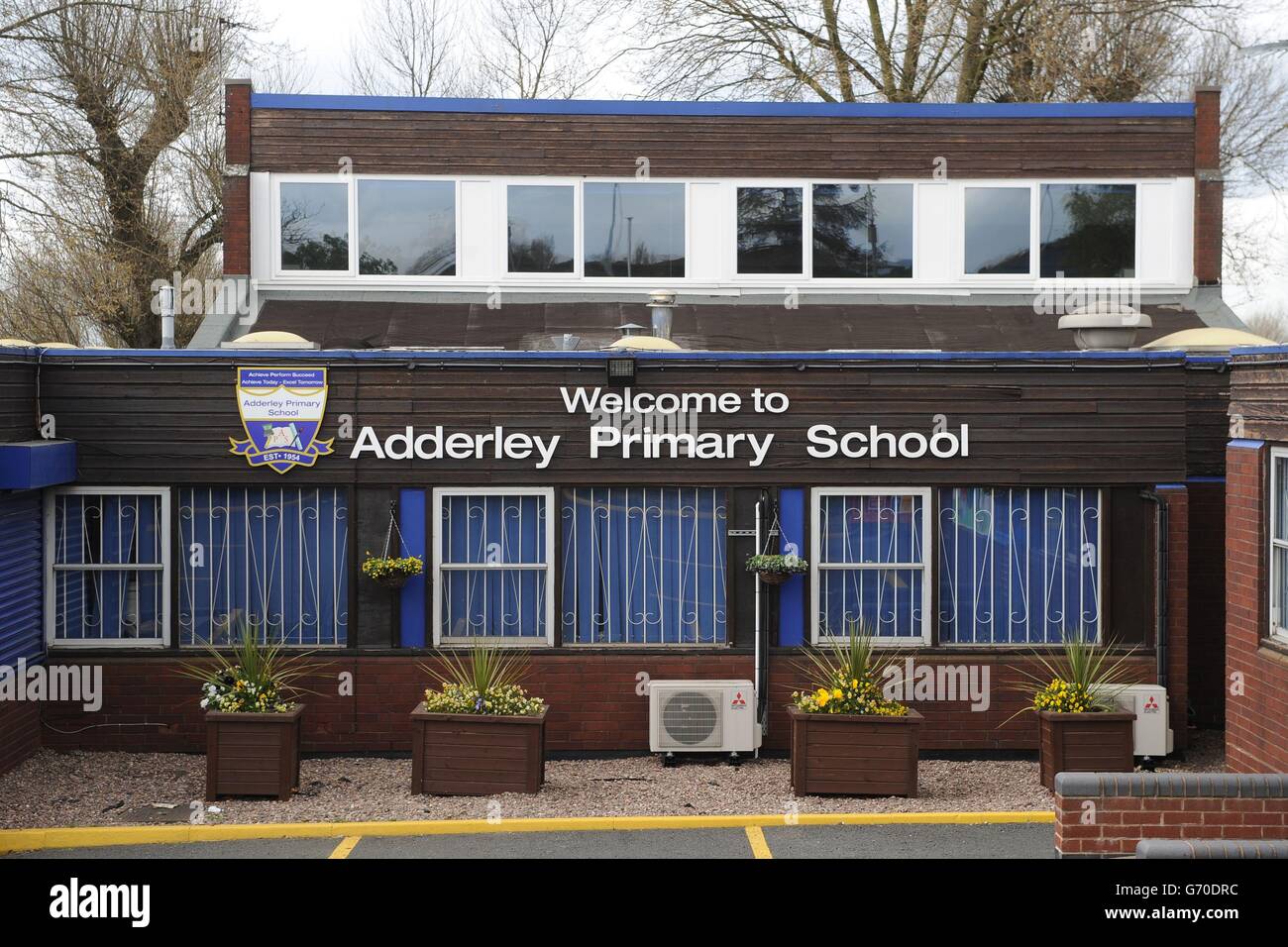 A general view of Adderley Primary School in Birmingham which is being ...