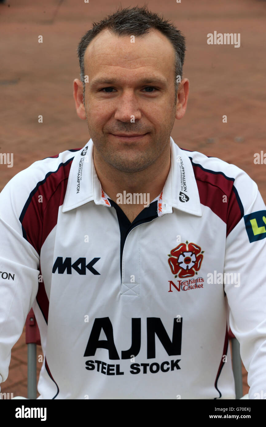 Northamptonshire's James Middlebrook during the media day at the County ...