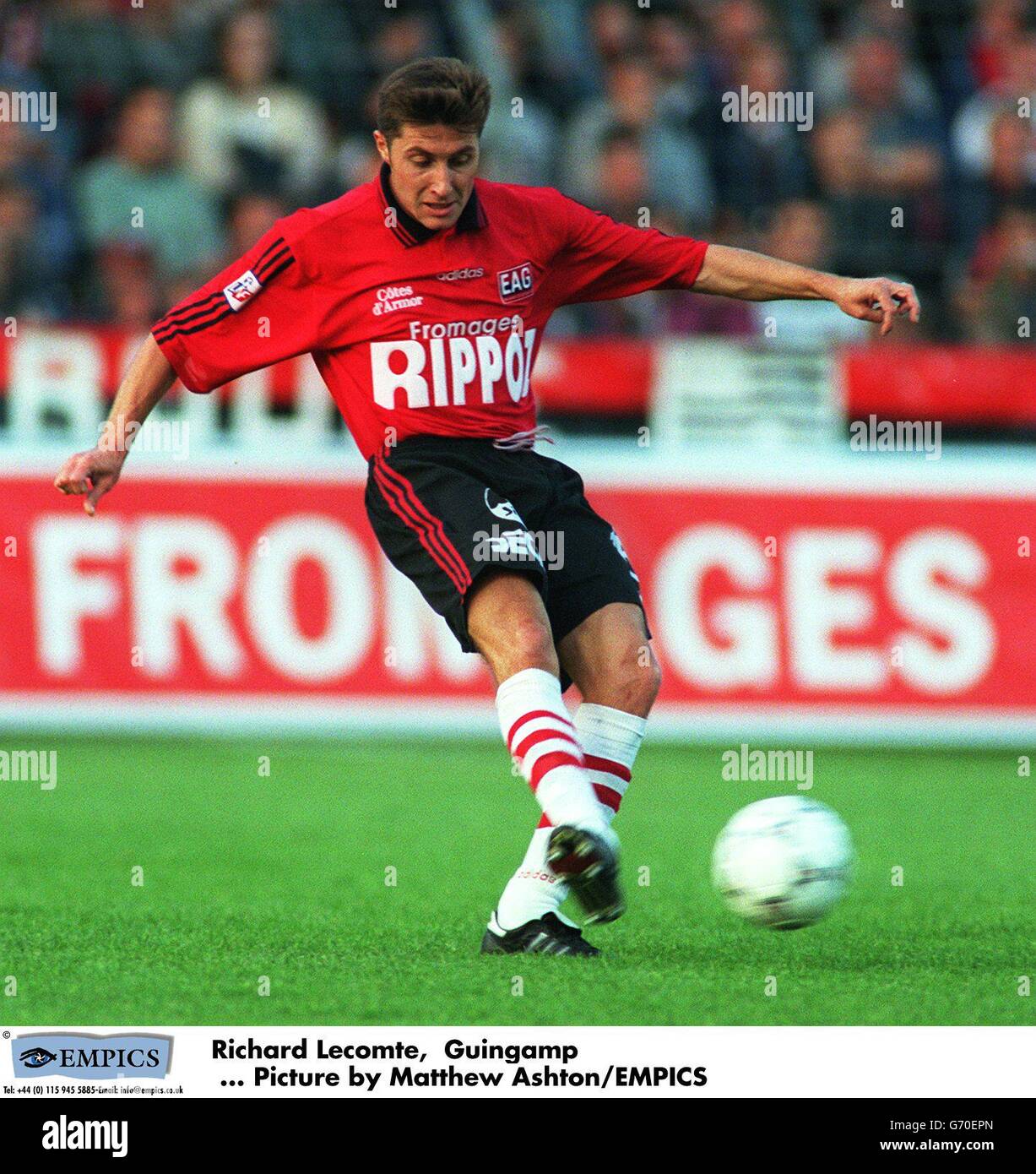 French Soccer - Guingamp v Cannes. Richard Lecomte, Guingamp Stock ...