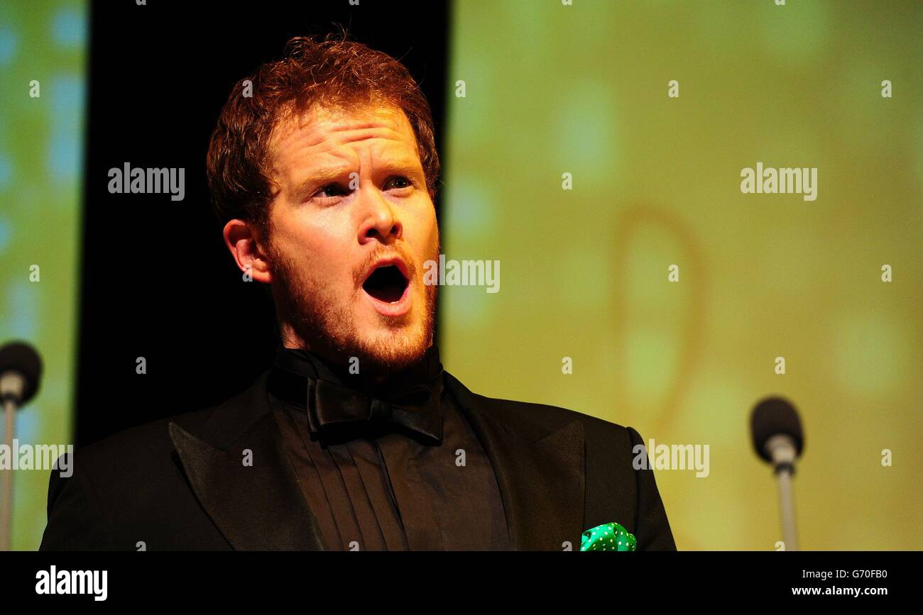 Duncan rock performs international opera awards held grosvenor house ...