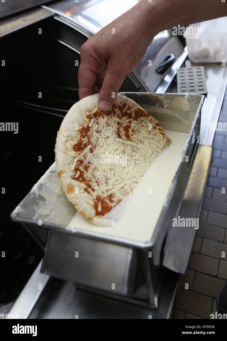 Scottish Deep Fried Pizza