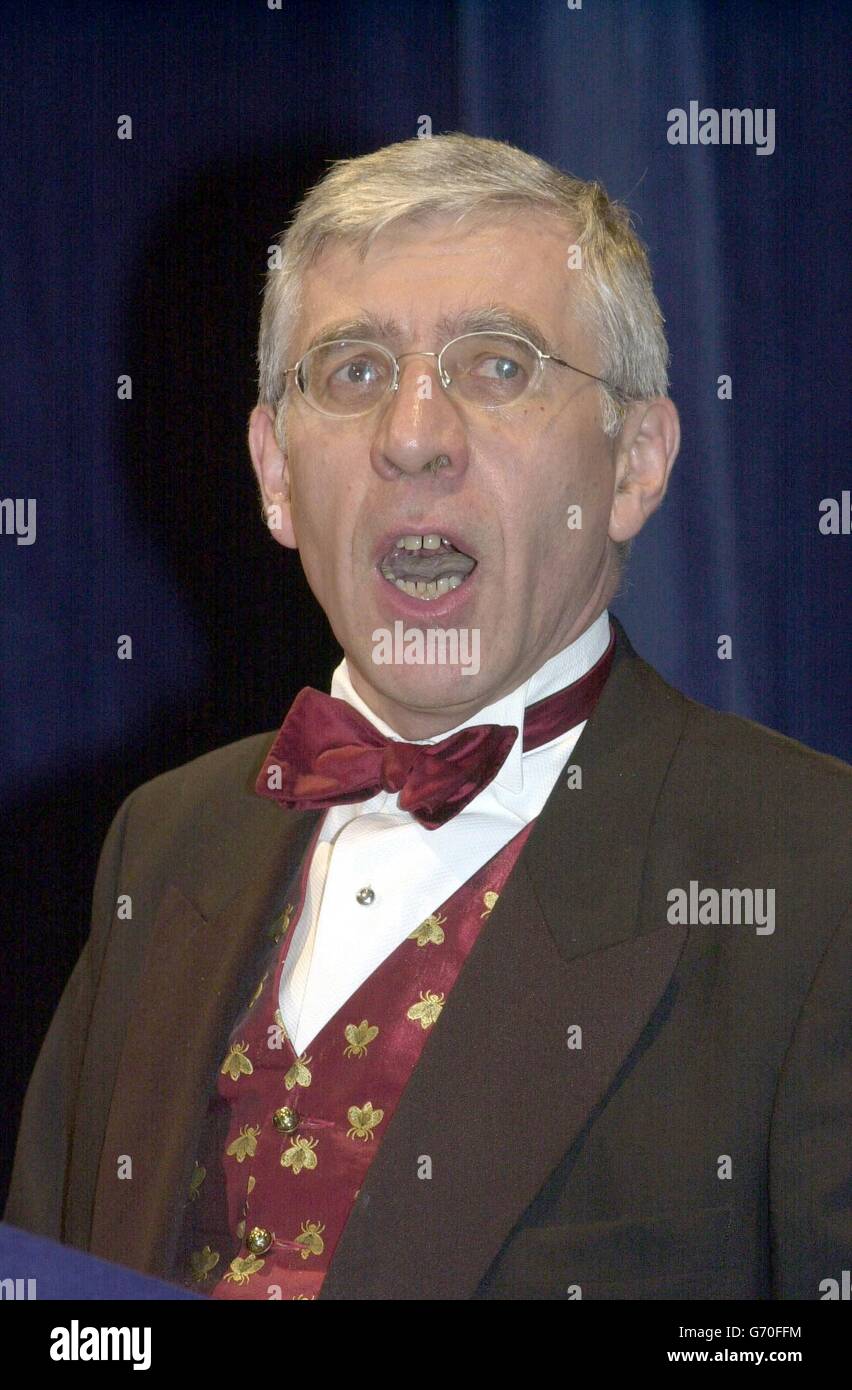 Jack Straw CBI Dinner 2004 Stock Photo - Alamy