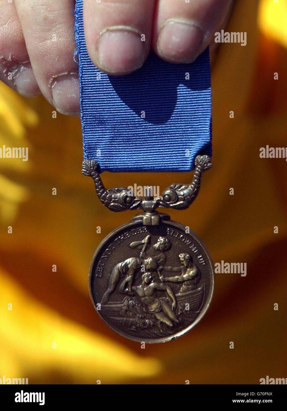 Lifeboat members to receive Bronze Medals Stock Photo - Alamy