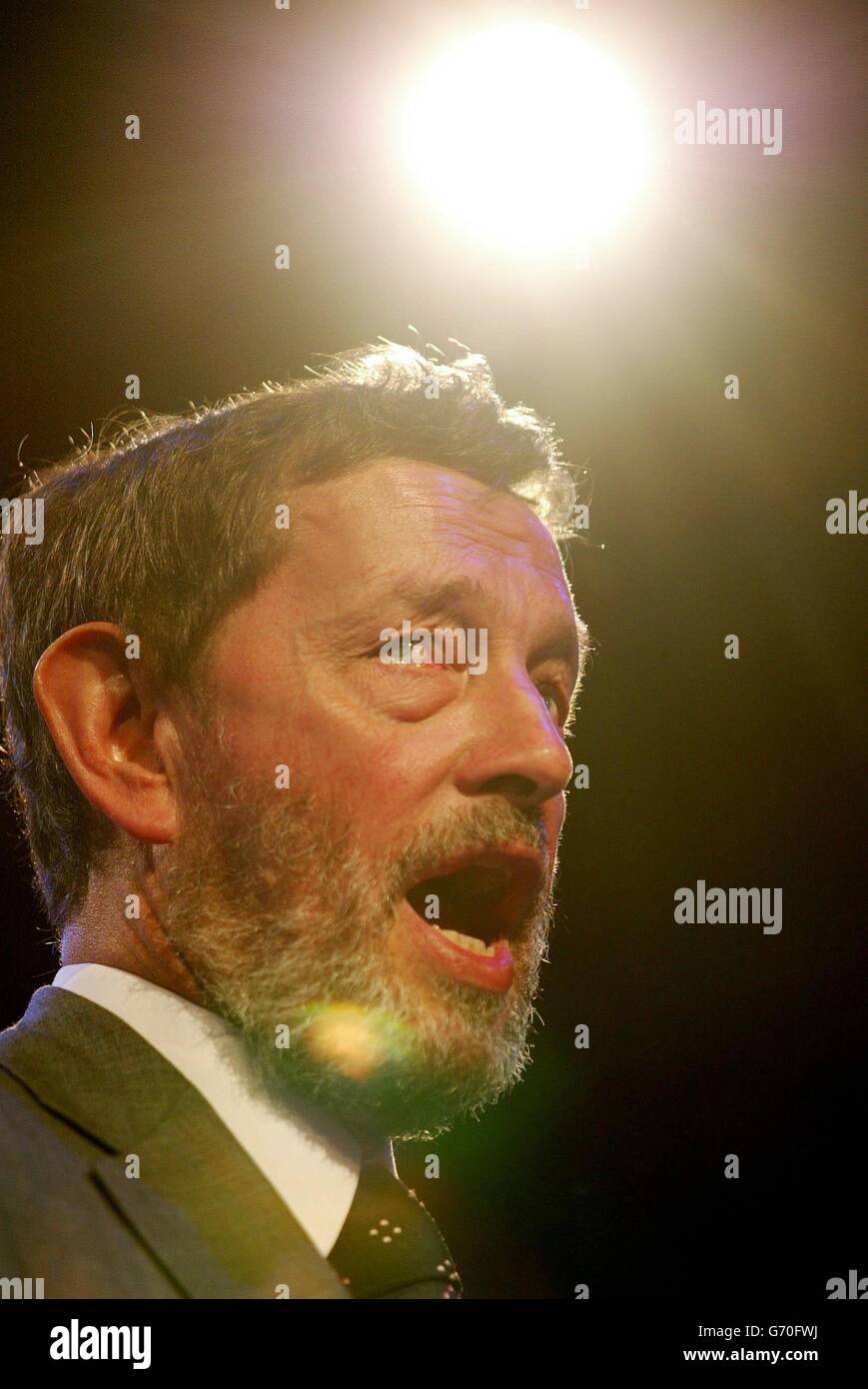 David Blunkett Police Federation Conference Stock Photo - Alamy