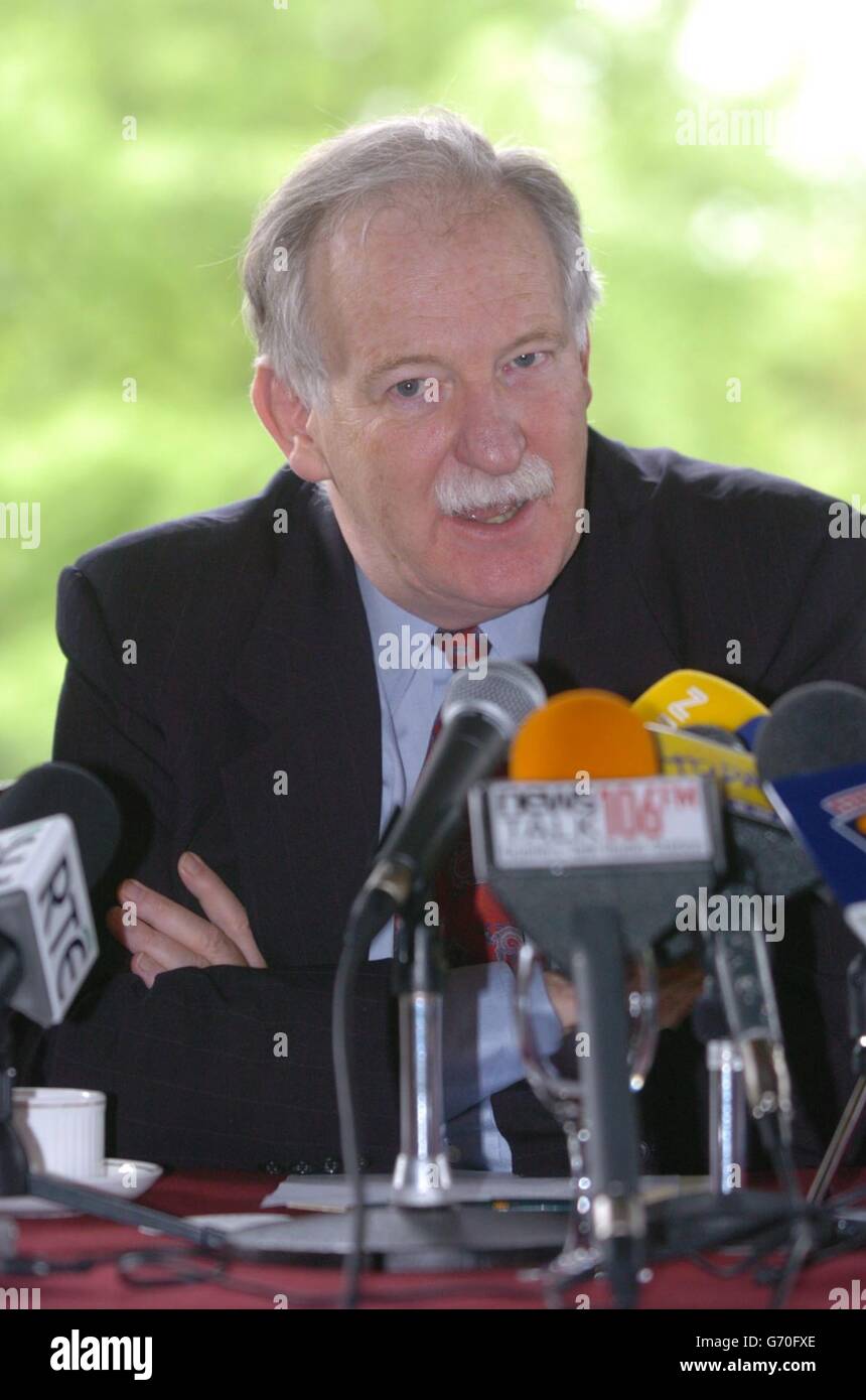 Former US congressman Bruce Morrison at a press conference hosted by ...