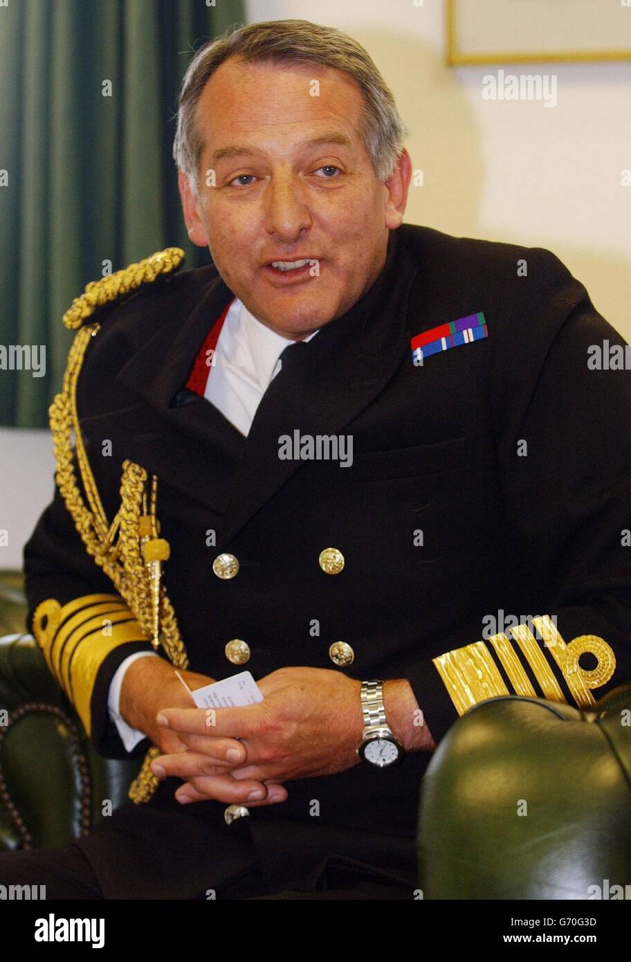 Admiral Sir Jonathan Band Stock Photo - Alamy