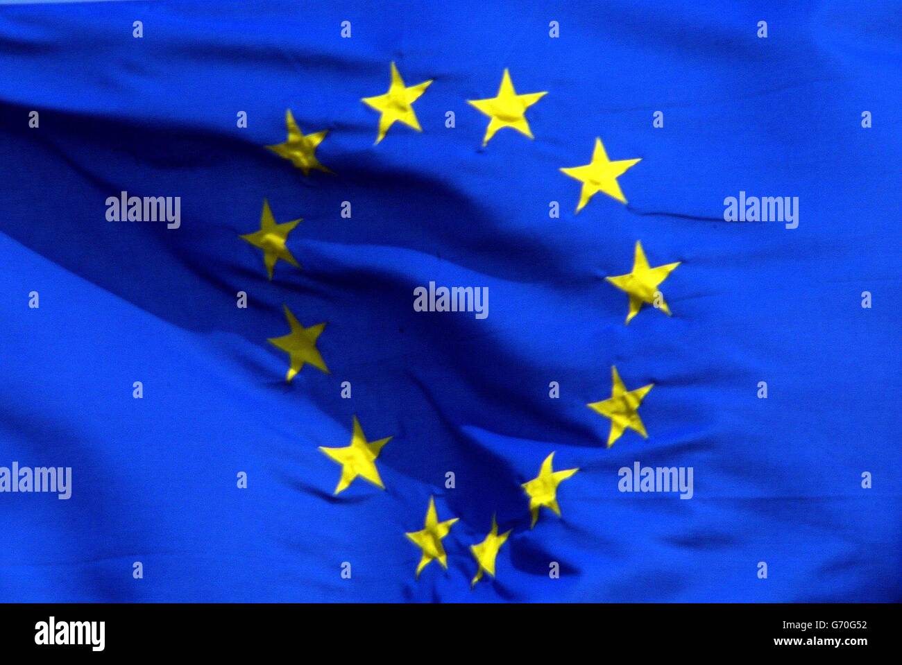 The euro flag flying over farmleigh house hi-res stock photography and ...