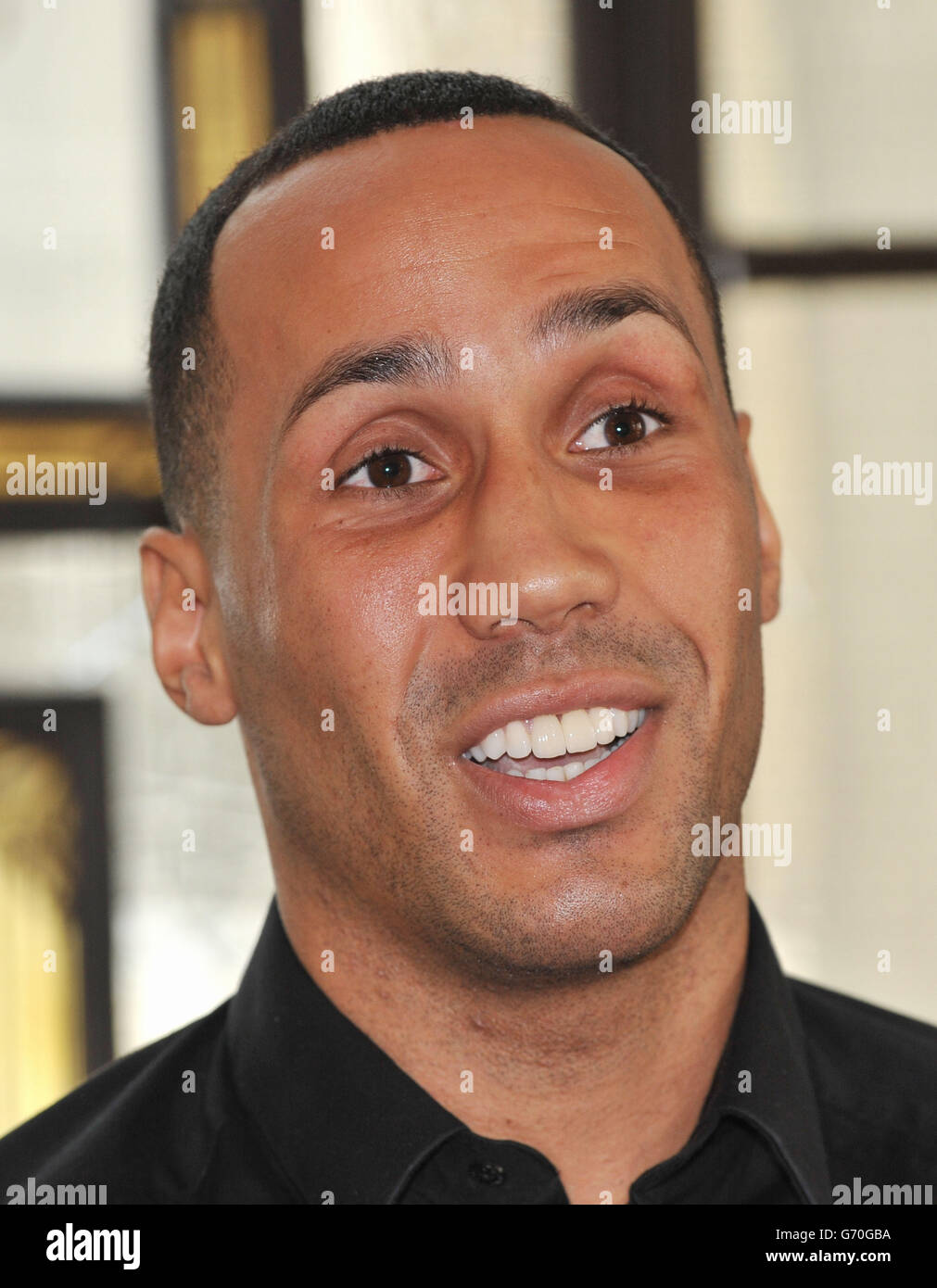 James DeGale, speaks during a photocall at Trinity House in London, at ...