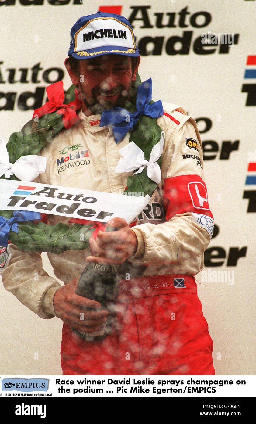 British Touring Cars ... Donington Park. race winner David Leslie ...