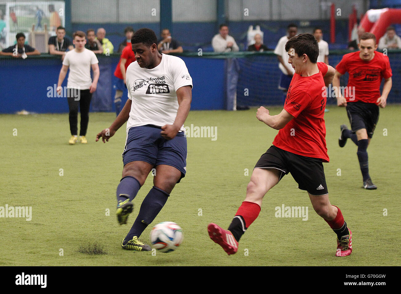 Soccer - StreetGames Football Pools Fives - Trafford Park Stock Photo ...