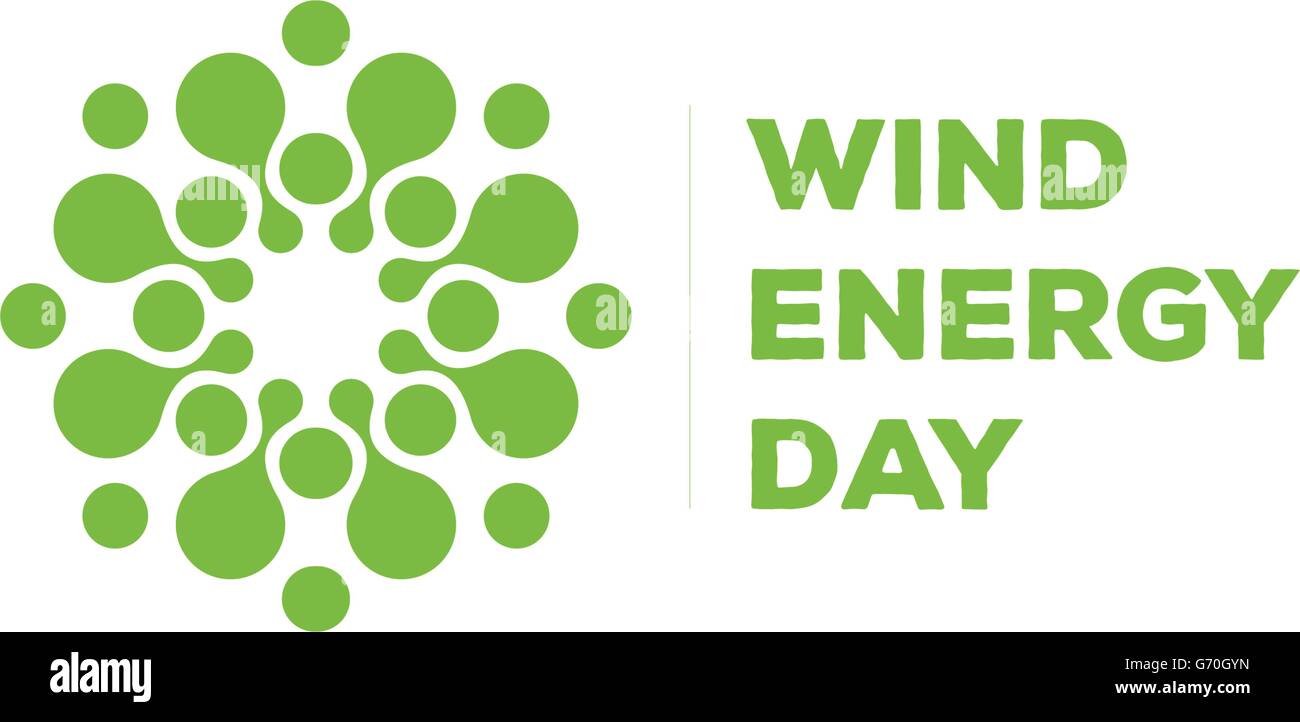 World wind energy logo hi-res stock photography and images - Alamy