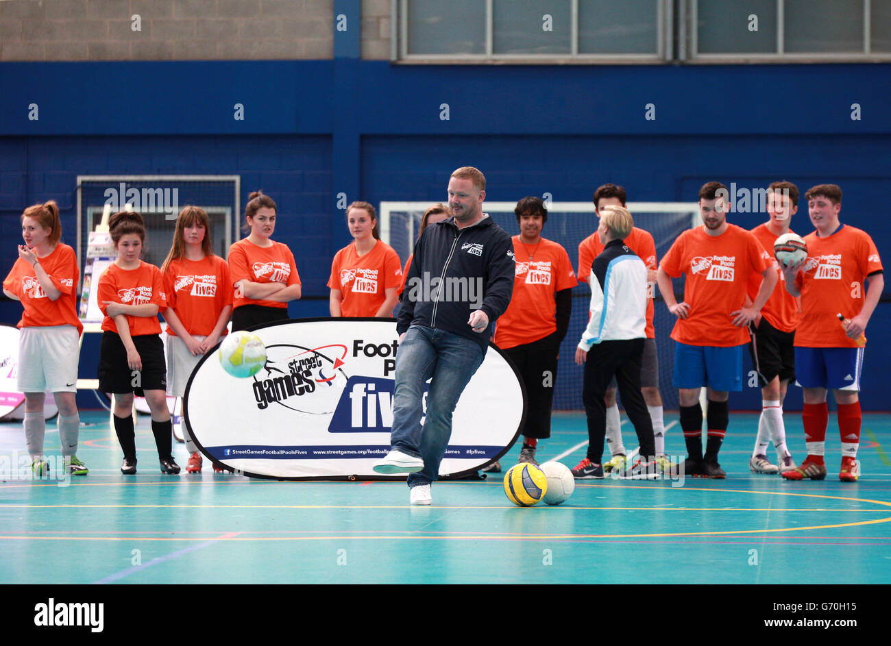 Former Manchester United player David May at the StreetGames Football ...