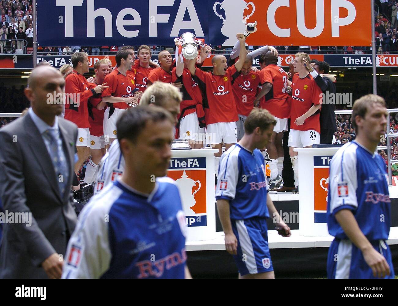 FA Cup Final 2004 Stock Photo - Alamy