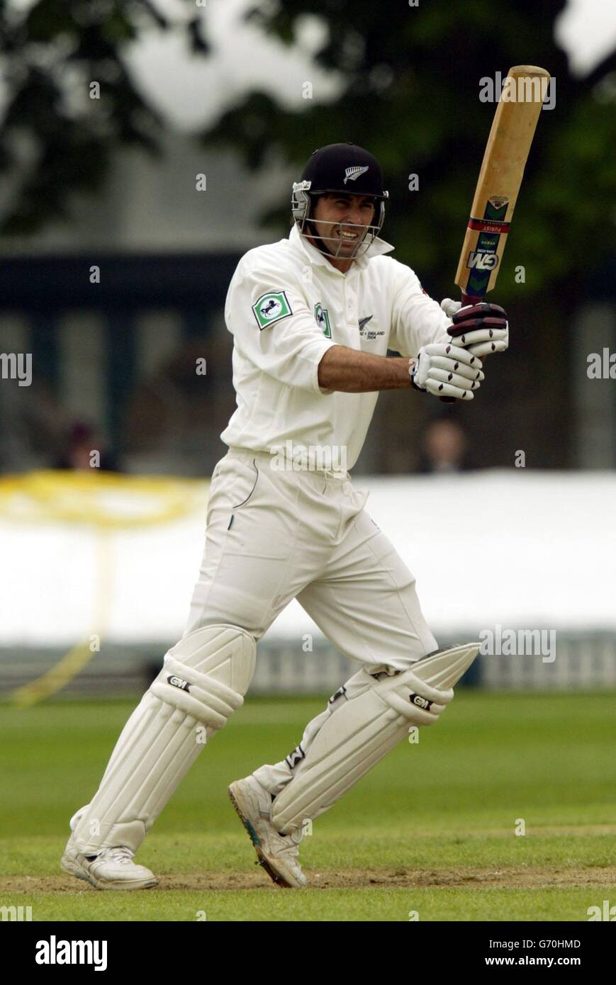 Stephen fleming new zealand cricket team playing new road hi-res stock ...