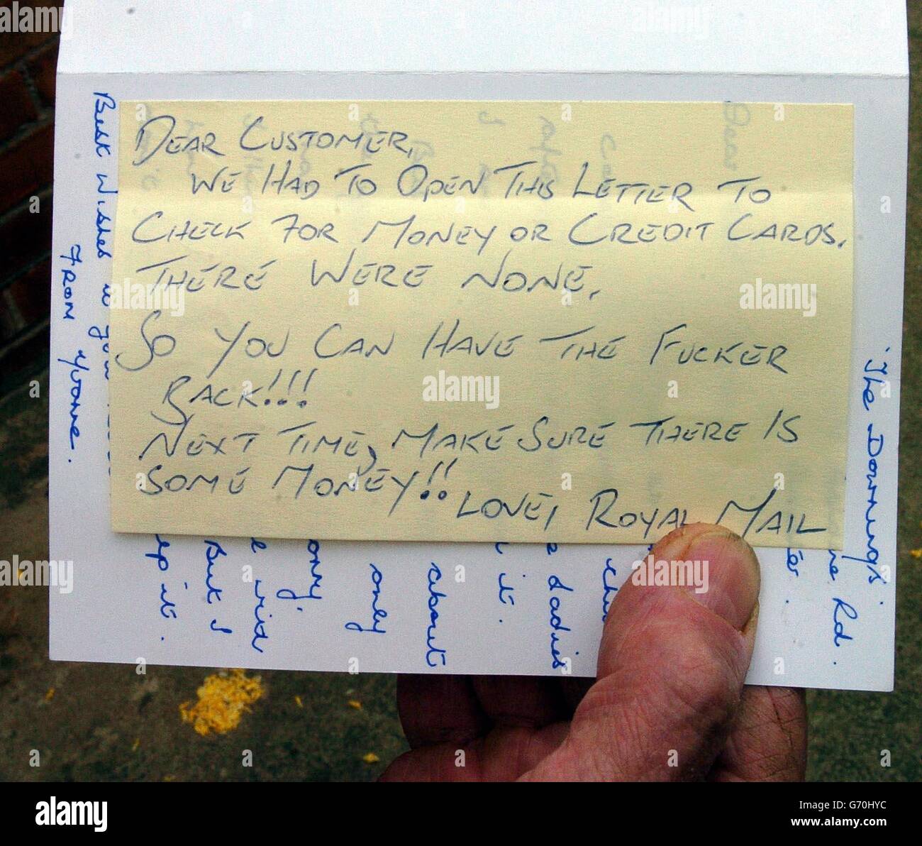 Royal Mail letter Stock Photo - Alamy