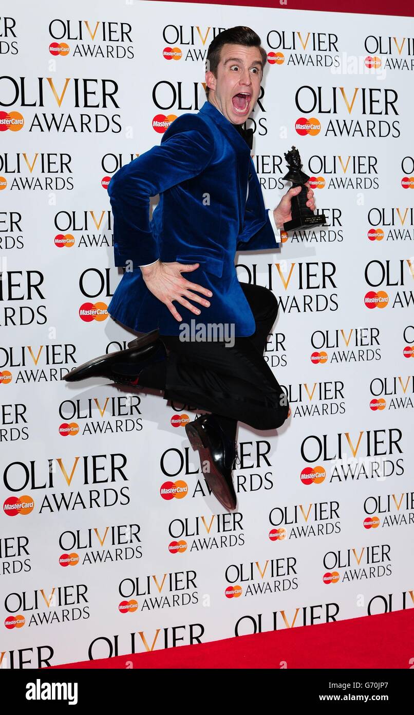 Gavin Creel wins the Olivier Award for Best Actor In A Musical for The ...