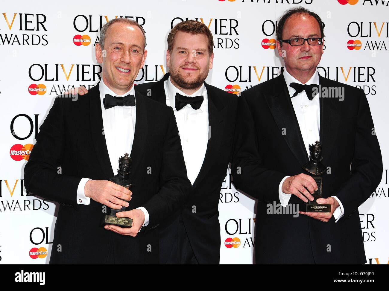 Sir Nicholas Hytner (left) and Nick Starr (right) win the Special Award ...