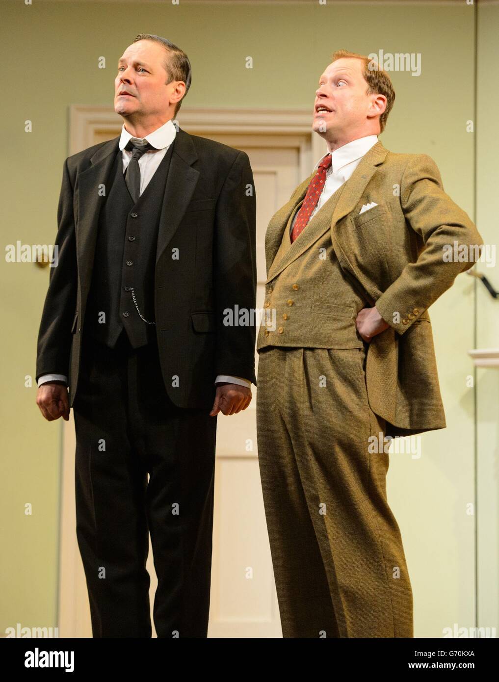 Mark Heap (left) as Jeeves and Robert Webb as Bertie Wooster at a ...