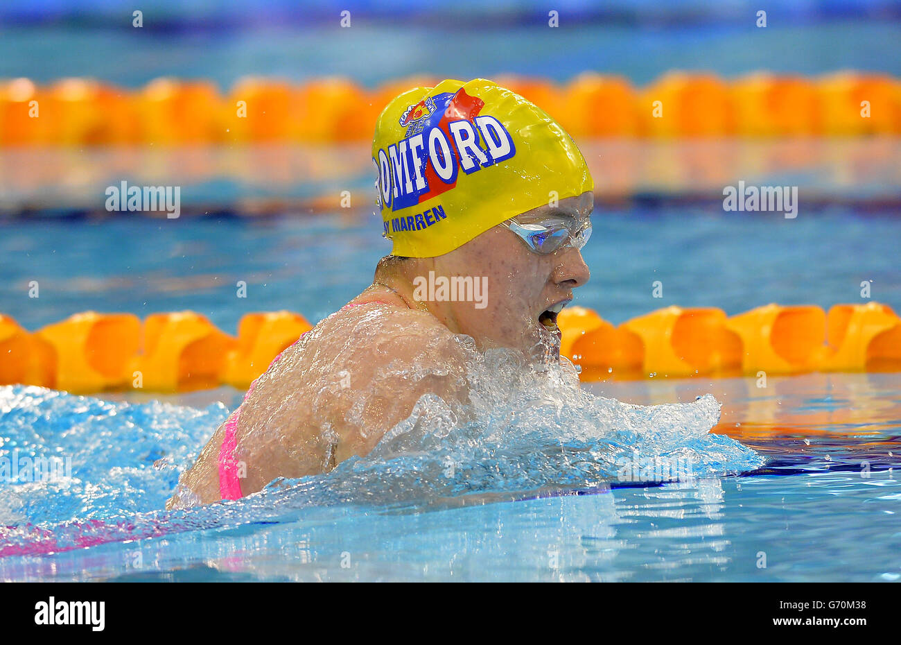 Amy Marren Competing in the Para 200m IM Final during the 2014 British ...