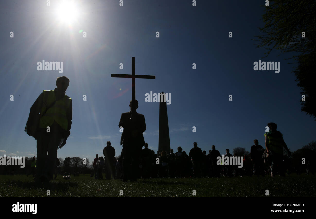 The annual Good Friday 'Way of the Cross' procession leaves the ...