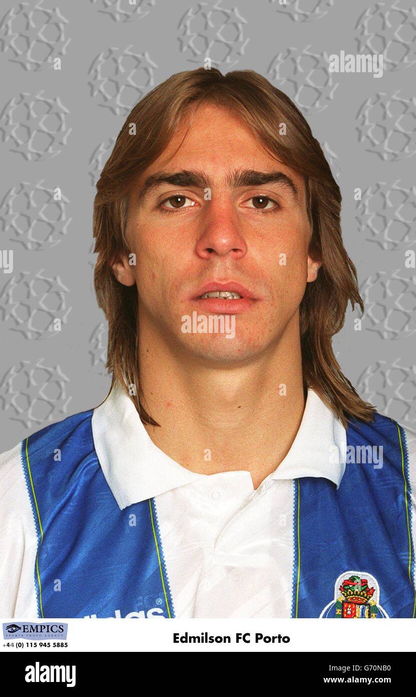 Edmilson FC Porto. Champions League 1996/7 - Soccer Stock Photo - Alamy