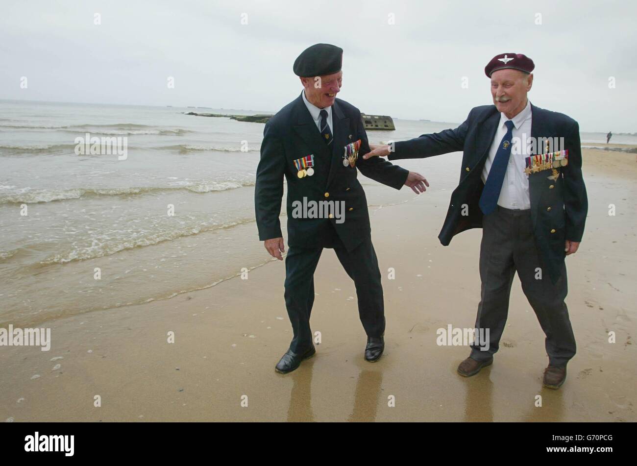 Former Royal Marine Jack Tilley, 79, (left) from London and Albert ...