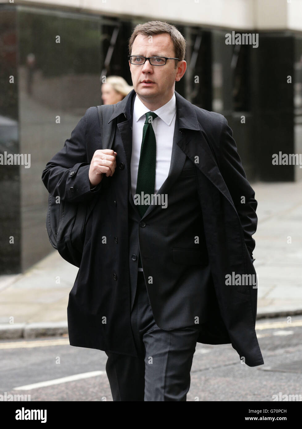 Former News of the World editor Andy Coulson arrives at the Old Bailey ...