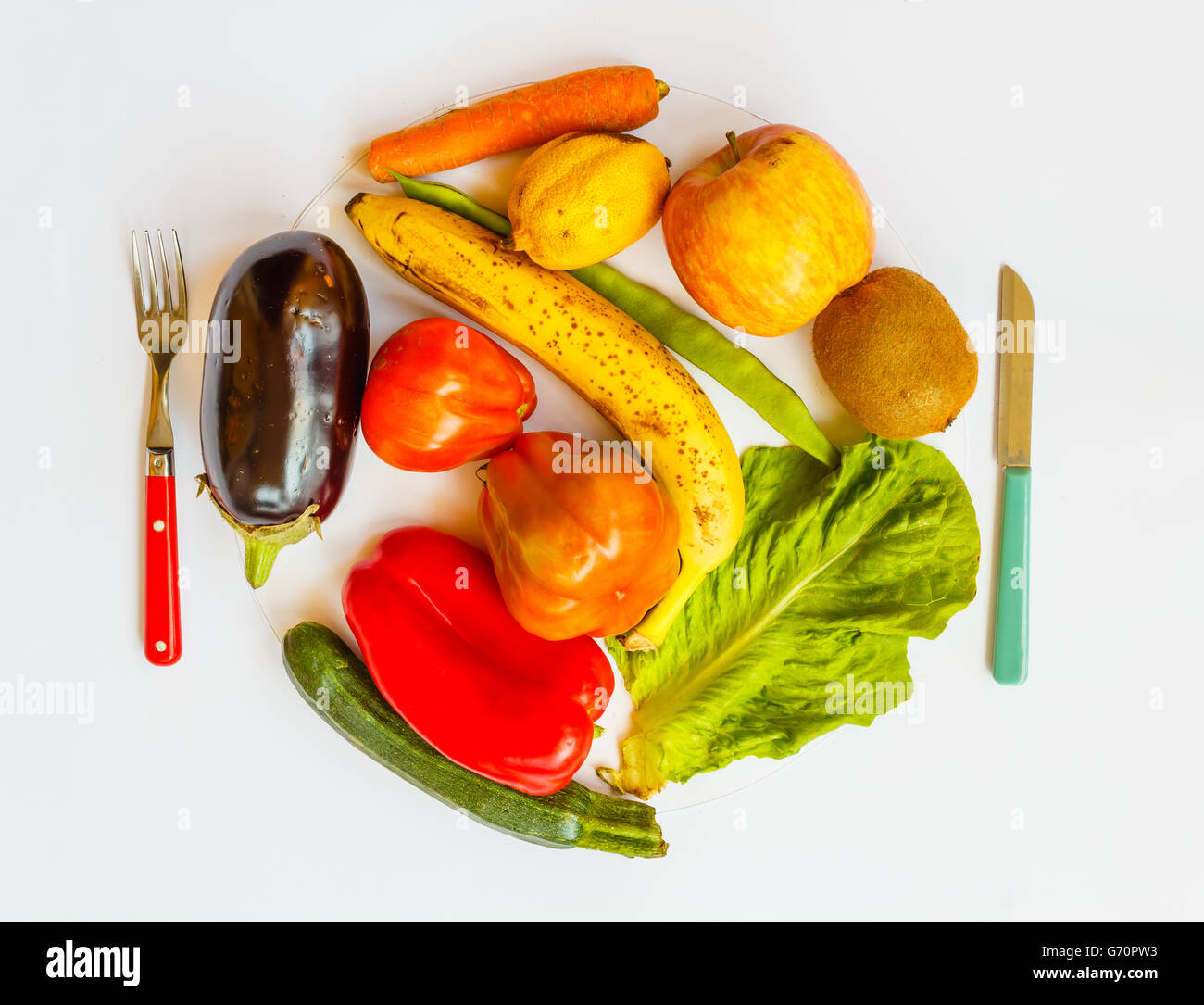 a plate of vitamins and mineral-salts very important for the health ...