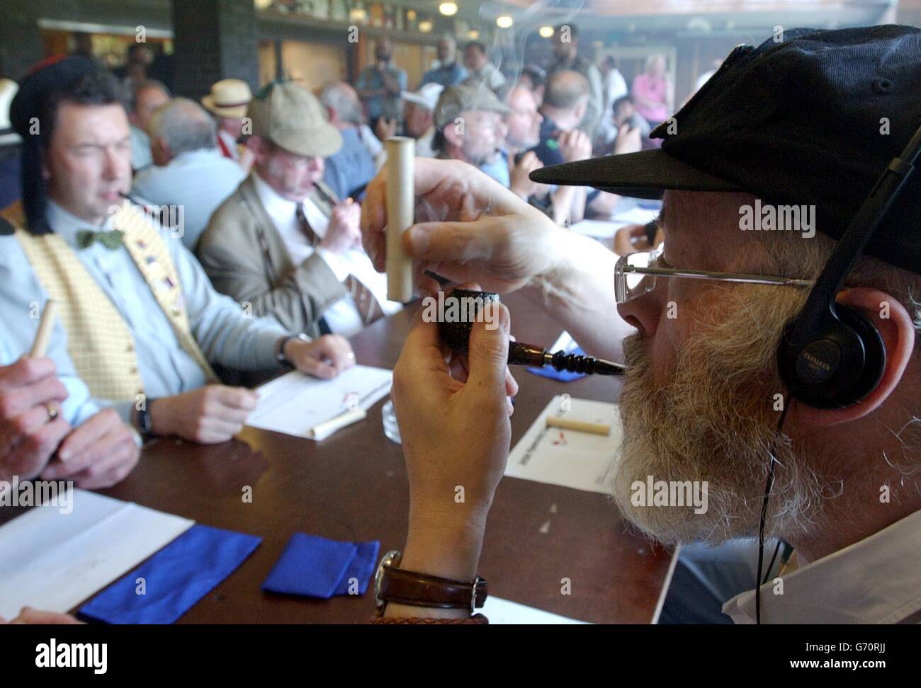 British Pipesmoking Championships Stock Photo - Alamy