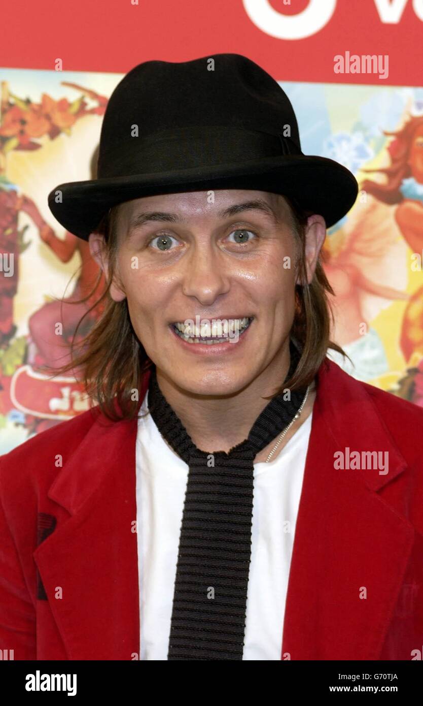 Singer Mark Owen backstage during the T4 Popbeach concert, held on ...