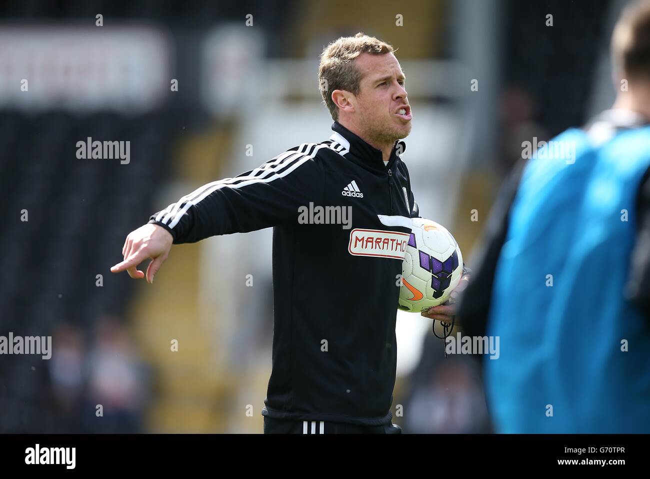 Fulham First Team Fitness/Assistant Technical Coach Scott Miller during ...