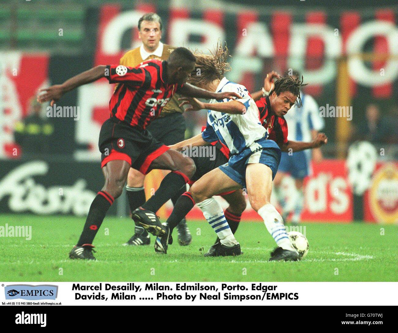 Edgar davids ac milan hi-res stock photography and images - Alamy