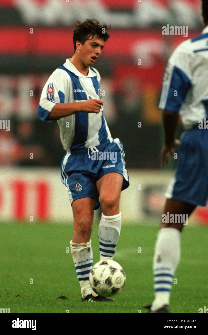 Soccer -UEFA. Champions League. AC Milan v FC Porto. Zahovic Zlatko ...