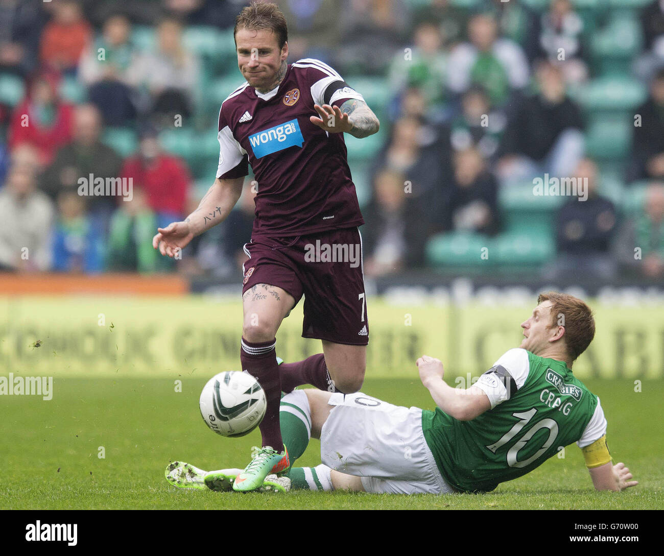 Soccer - Scottish Premier League - Hibernian v Heart of Midlothian ...