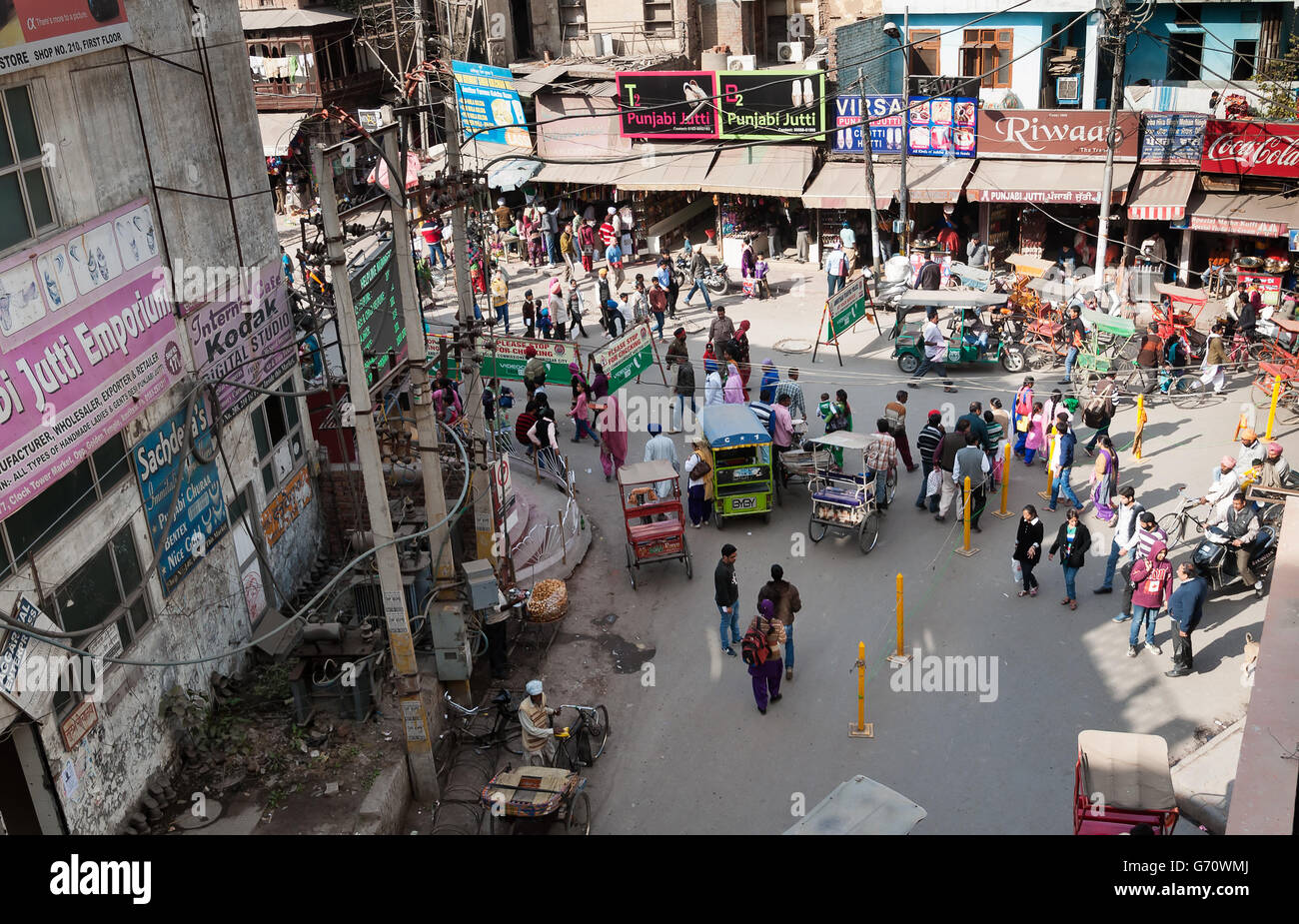 Amritsar punjab india street scene hi-res stock photography and images ...