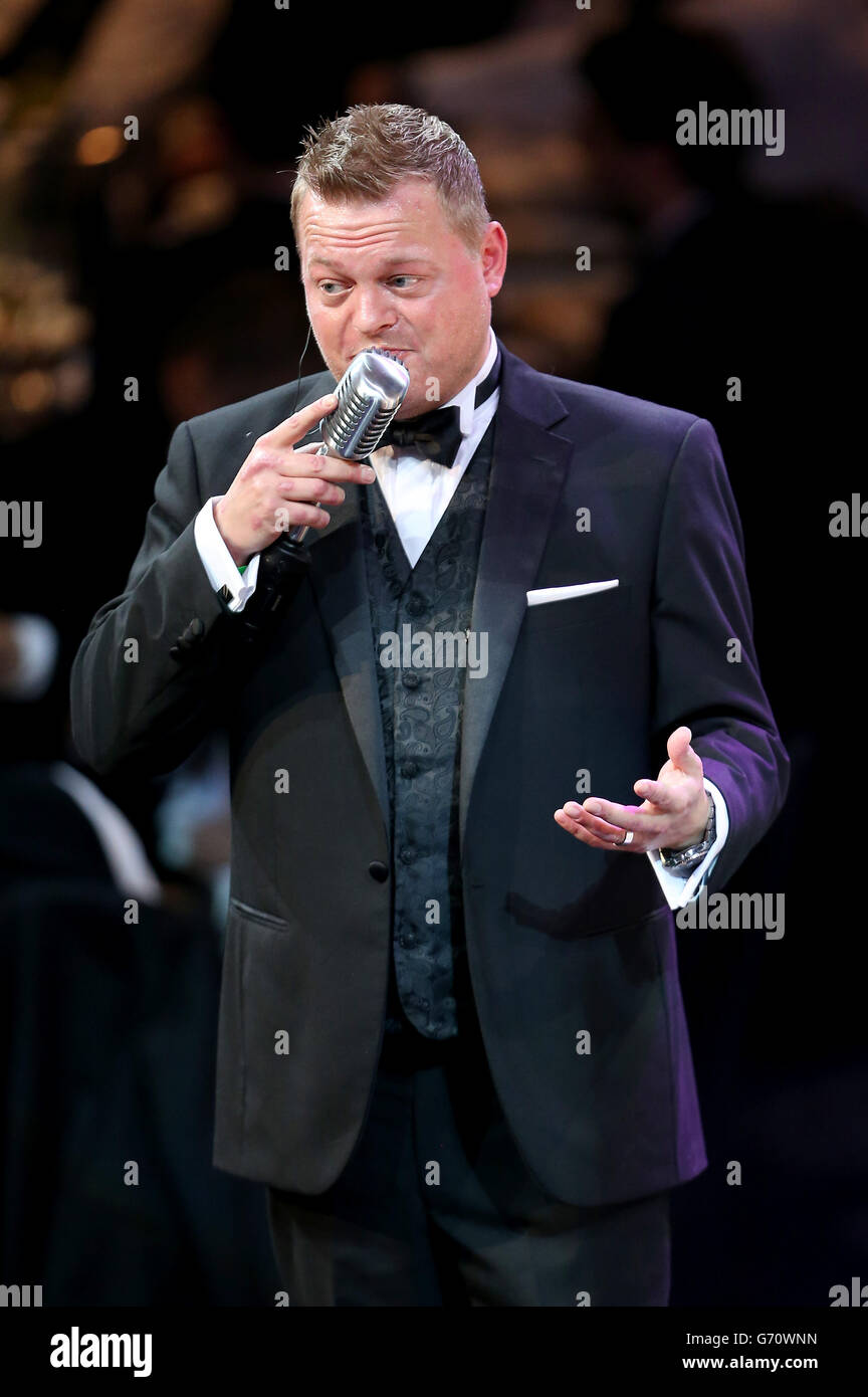 Steve Cole on stage during the PFA Player of the Year Awards 2014, at ...