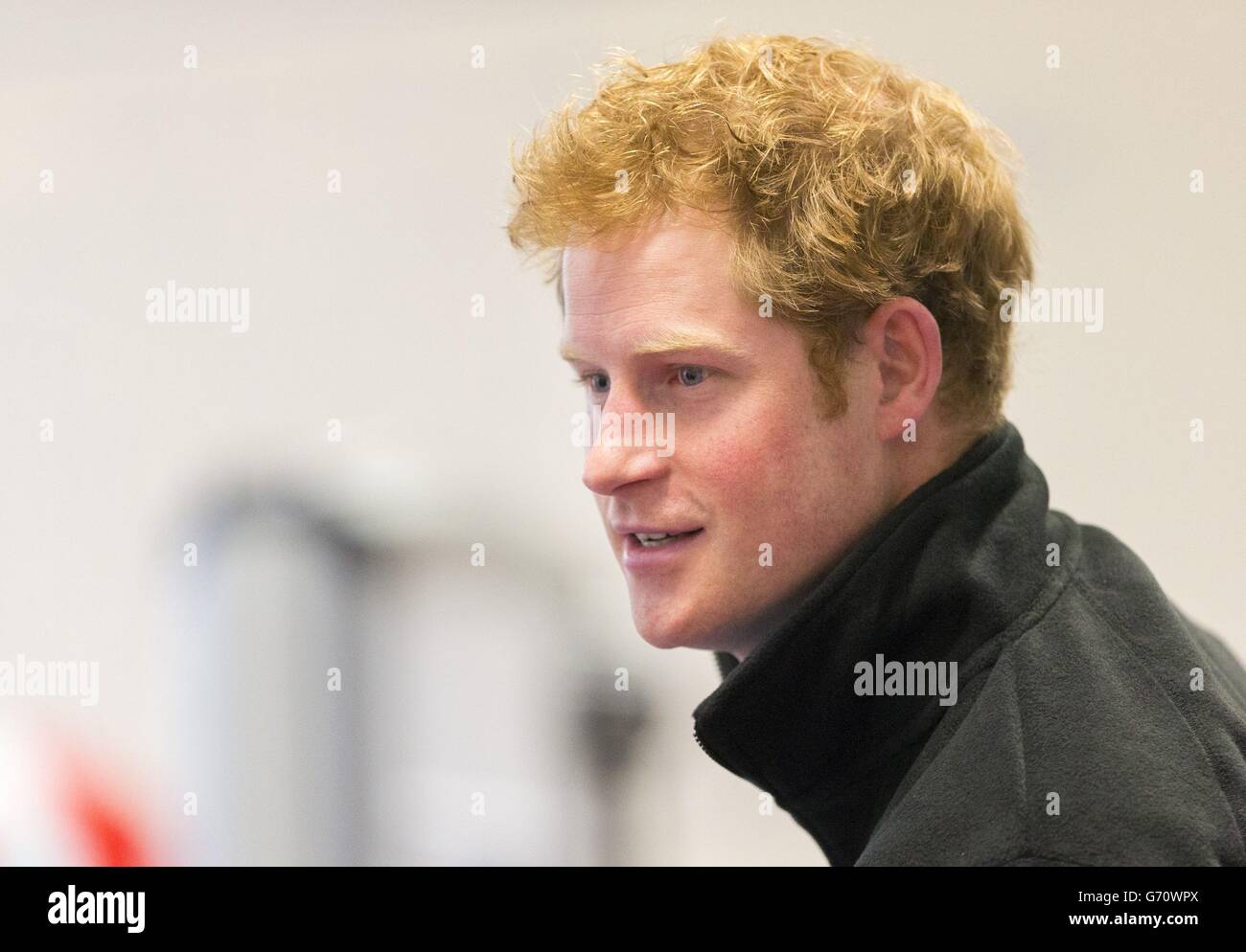 Prince harry visit help heroes gym hi-res stock photography and images ...