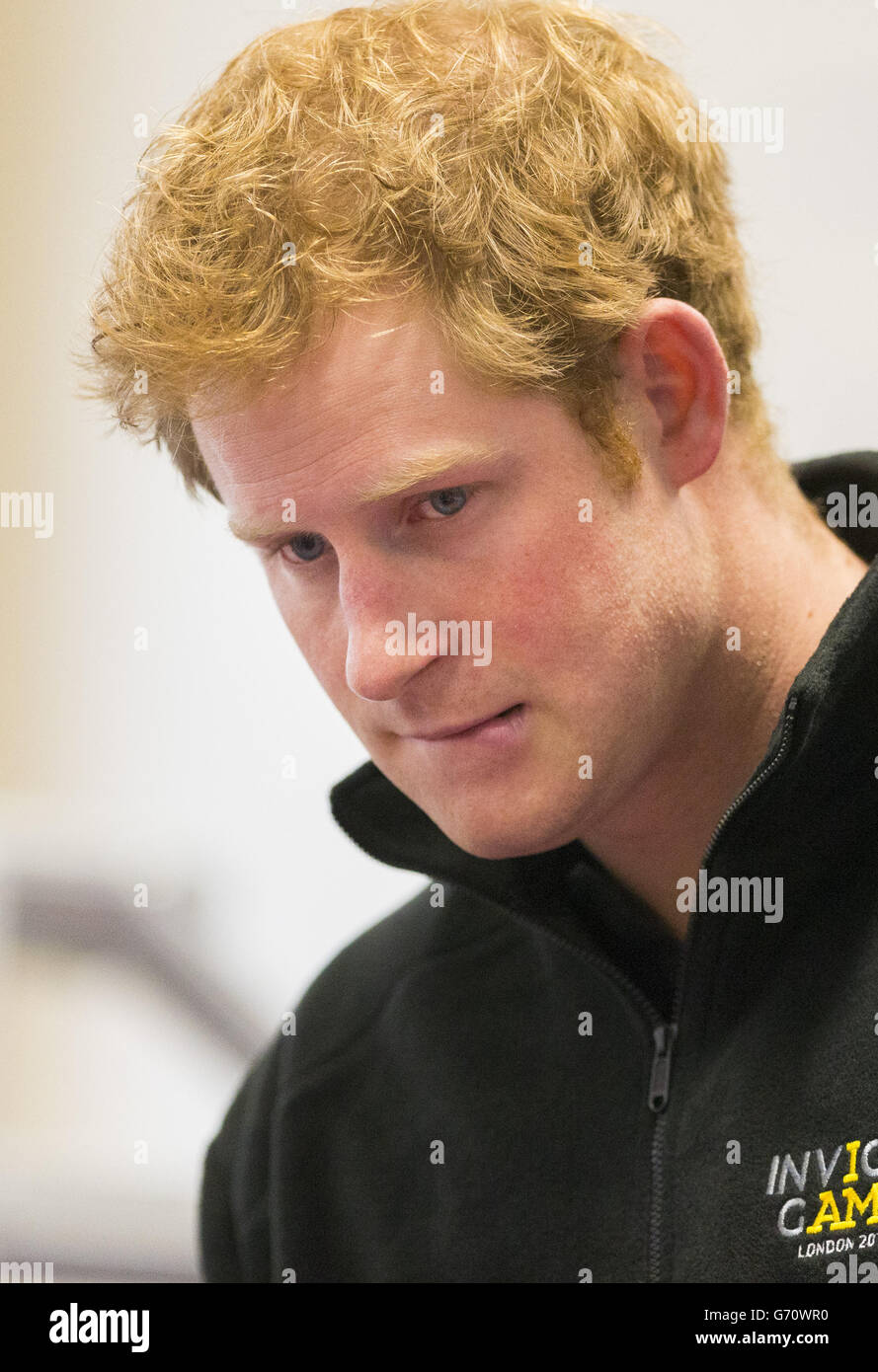 Prince harry visit help heroes gym hi-res stock photography and images ...