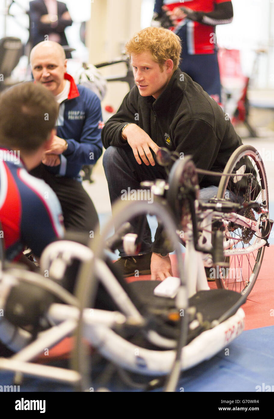 Prince harry visit help heroes gym hi-res stock photography and images ...