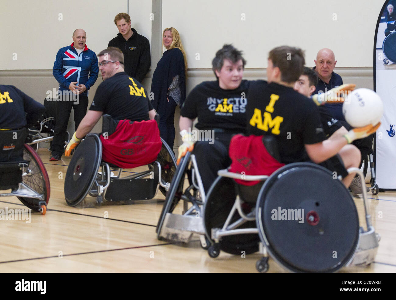 Prince harry visit help heroes gym hi-res stock photography and images ...