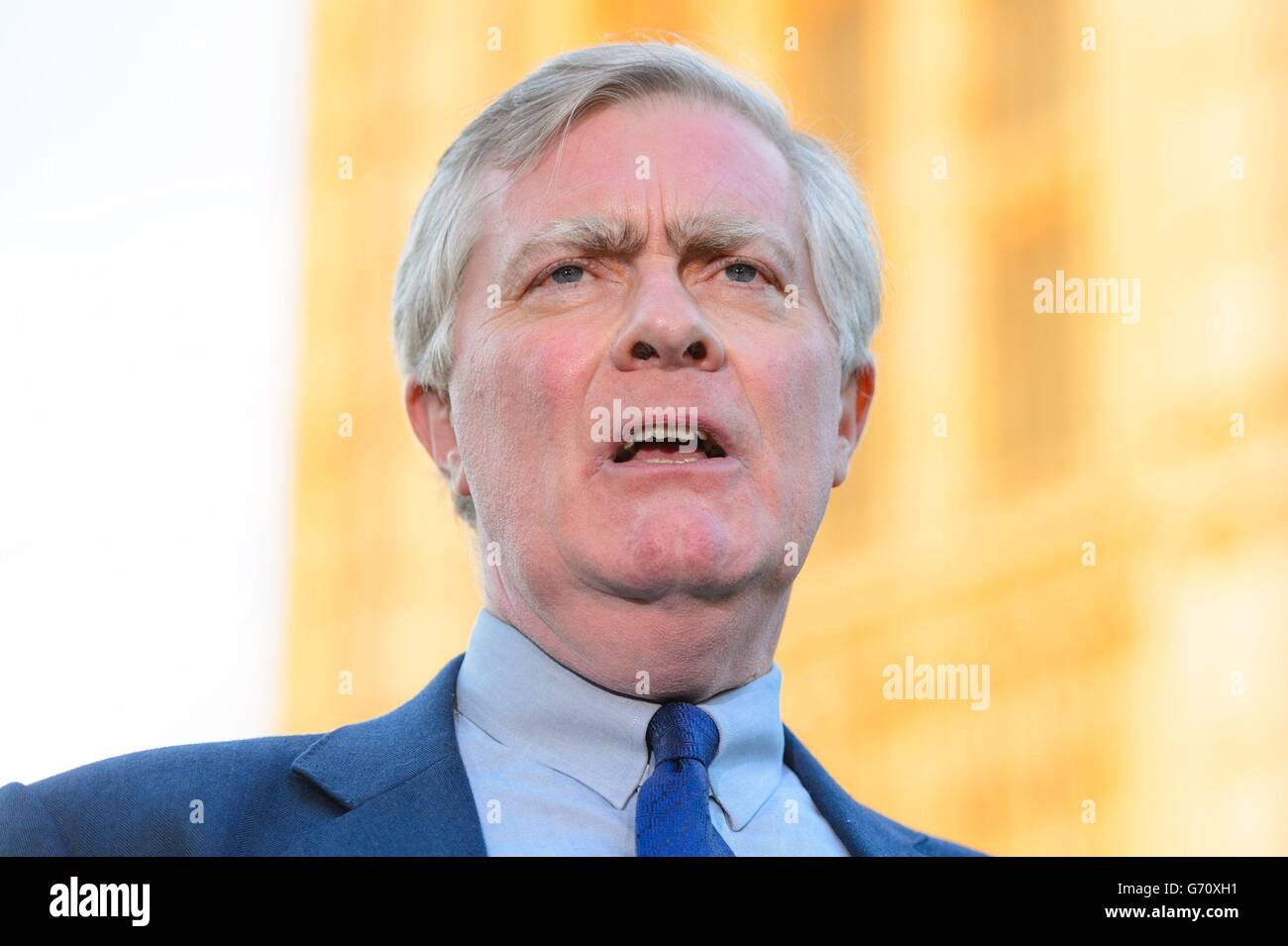 Former tory mp patrick mercer outside the house of commons hi-res stock ...