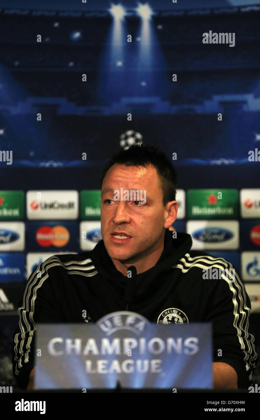 Chelsea captain john terry during press conference at stamford bridge ...